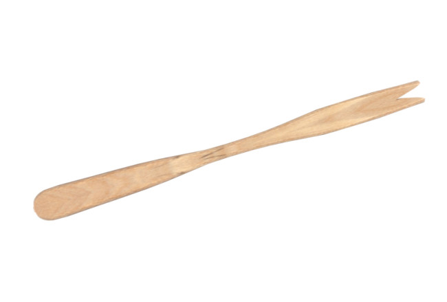 Wooden chip fork, 14cm (FSC®)